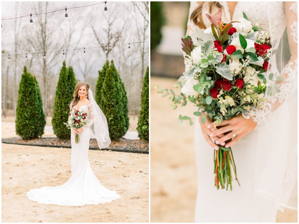 Melissa and Luke | An Alabama Winter Wedding at Oak Meadow Event Center ...